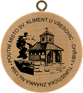 Turistické známky - No. 1394 - Poutní místo Sv. Kliment