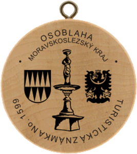 Turistické známky - No. 1599 - Obec Osoblaha