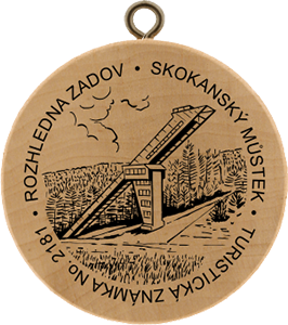 Turistické známky - No. 2181 - Rozhledna Zadov - skokanský můstek