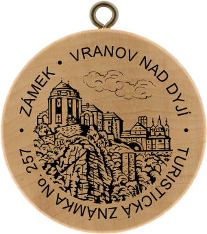 Turistické známky - No. 257 - Vranov nad Dyjí
