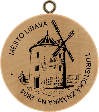 Turistické známky - No. 2804 - Město Libavá